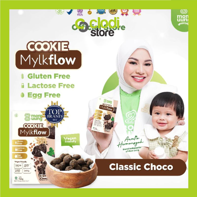 Jual Momuung cookie mylkflow cookies Cemilan Ibu Hamil Busui Pelancar ...