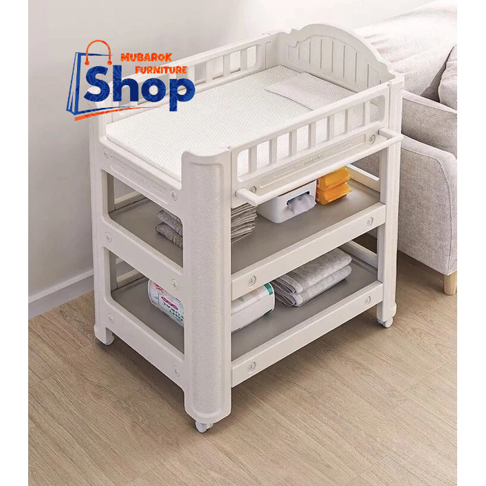 Jual DUO DIAPER TABLE/BABY CHANGING TABLE/ MEJA GANTI | Shopee Indonesia