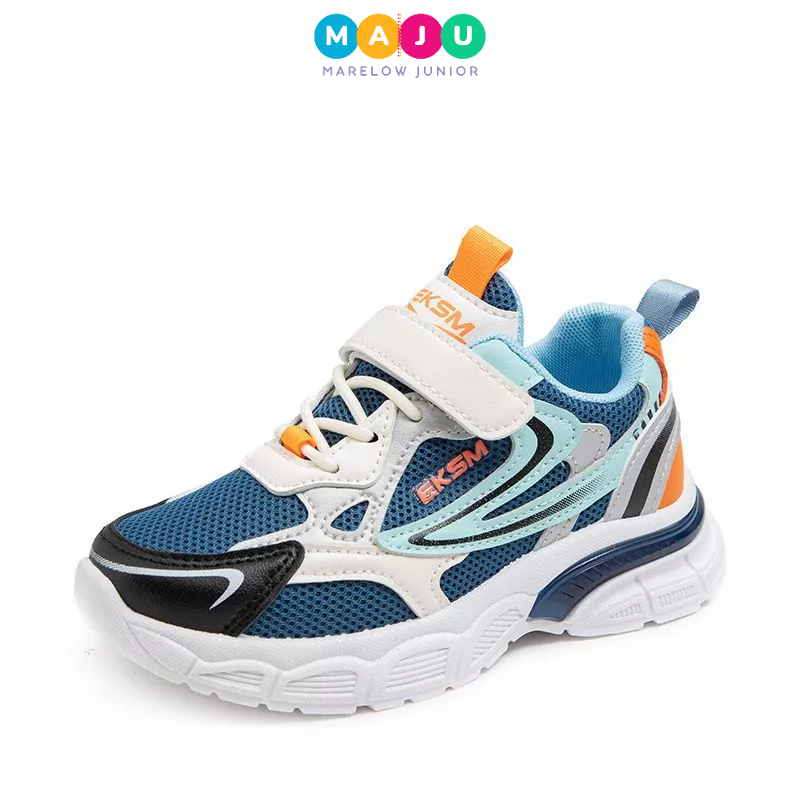 Jual Marelow Junior® EKSM Blue - Sepatu Sneakers Casual Anak Unisex ...