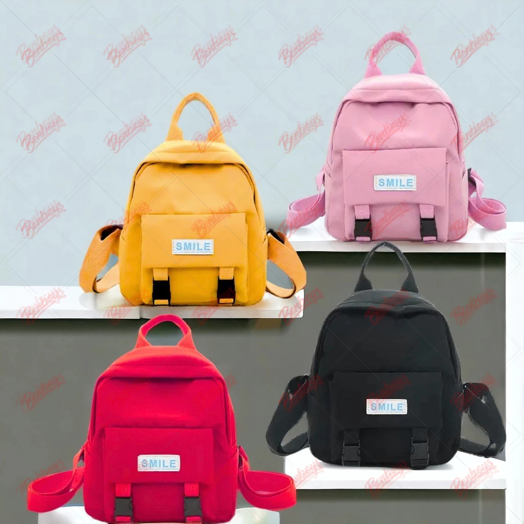 Jual Tas Ransel Mini Wanita Smile - RANSEL MINI WANITA STYLISH SMILE ...