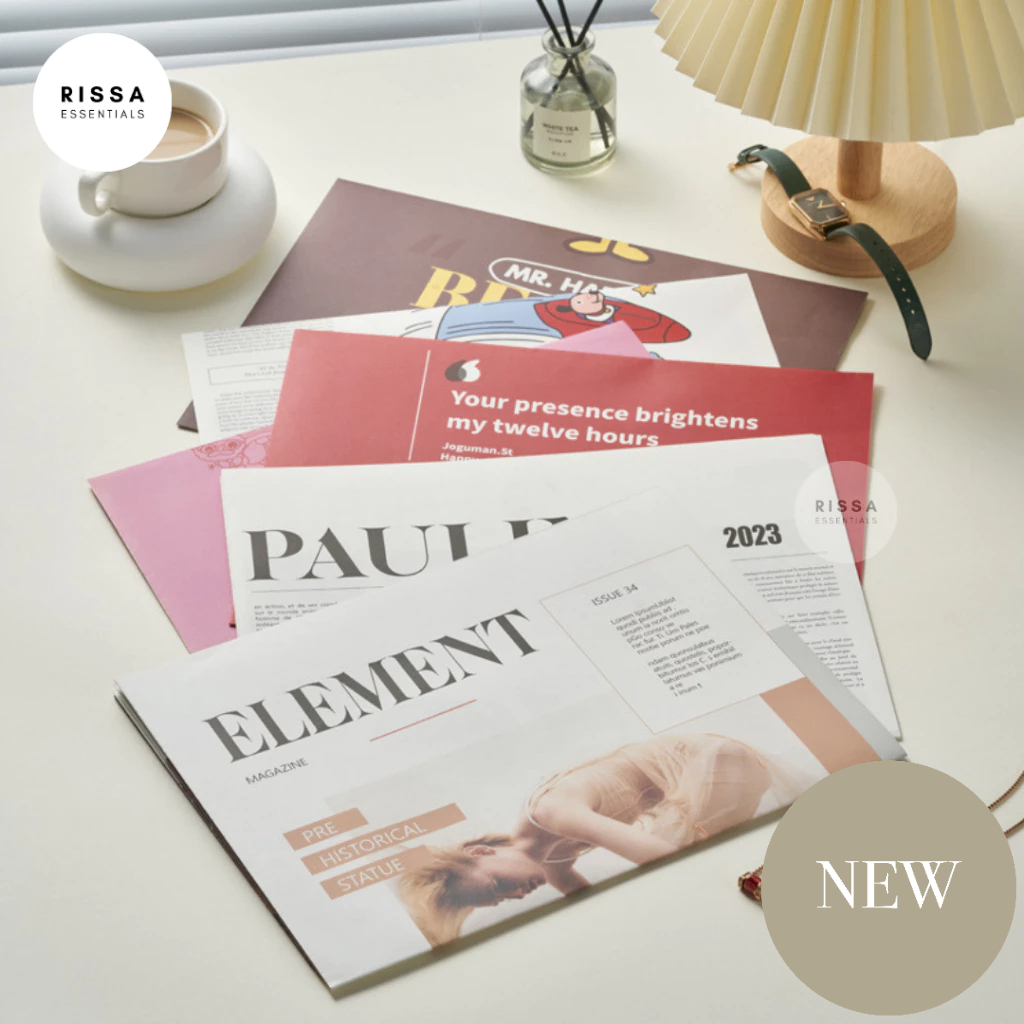 Jual [RISSA] Properti Foto Koran Newsletter Colorful Besar Prop Foto ...
