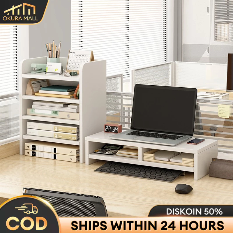 Jual Stand Monitor Kayu Rak Monitor Desktop Meja Monitor Dudukan ...