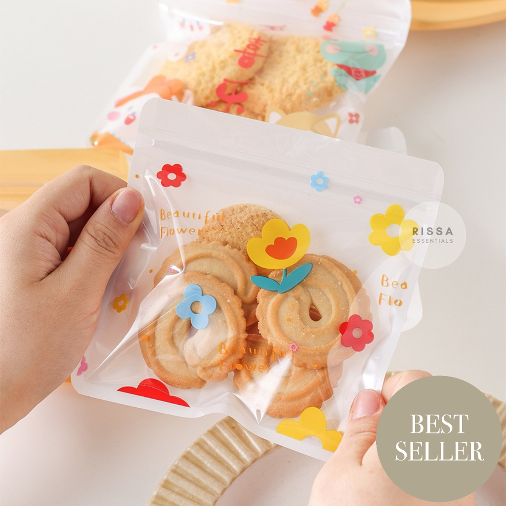 Jual [ISI±50 LEMBAR - 13.5x13.5 cm] [RISSA] Plastik Klip Ziplock Motif ...