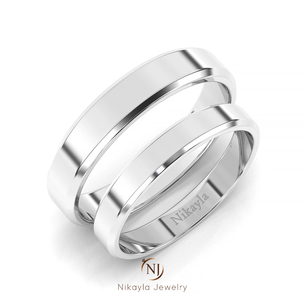 Jual Cincin Couple Polos Perak Murni Tunangan Nikayla Jewelry | Shopee ...