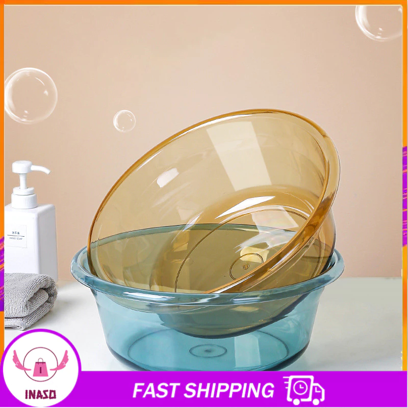 Jual INASO Baskom Transparan Plastik Serbaguna Bening Baskom Plastik ...