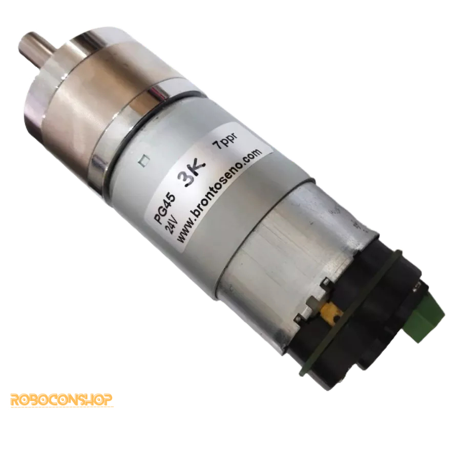 Jual Motor DC PG45 2400Rpm 5kgfcm 60W 7ppr encoder | Shopee Indonesia