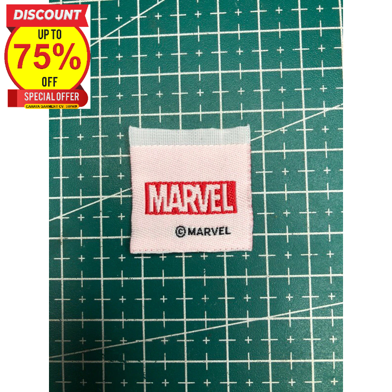 Jual MARVEL LABEL WOVEN SUPER PREMIUM CO 1X DIKIRIM 600PCS | Shopee ...