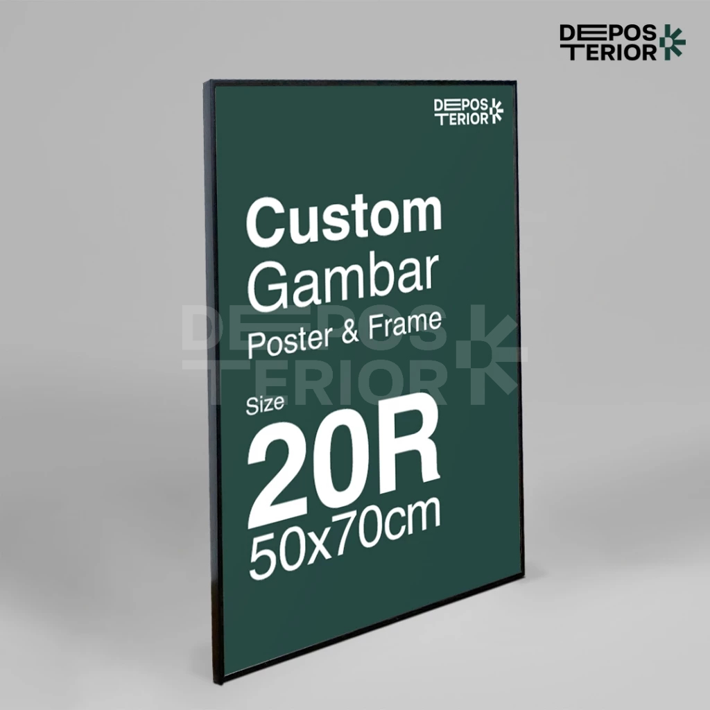 Jual Poster Frame Custom gambar 20R 50x70cm | Shopee Indonesia