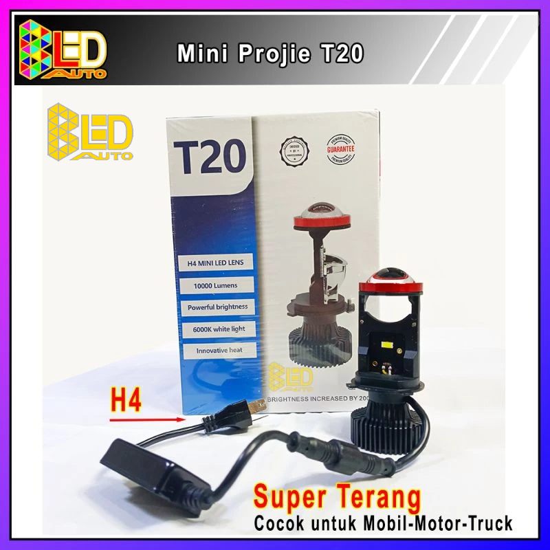 Jual Mini Projie Biled projector Lampu mobil motor H4 super terang ...