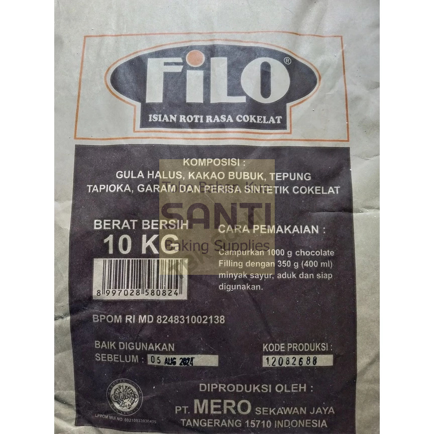 Jual Filo | Cokelat Bubuk Filling Cocoa Powder Manis | 500 Gram (Repack ...