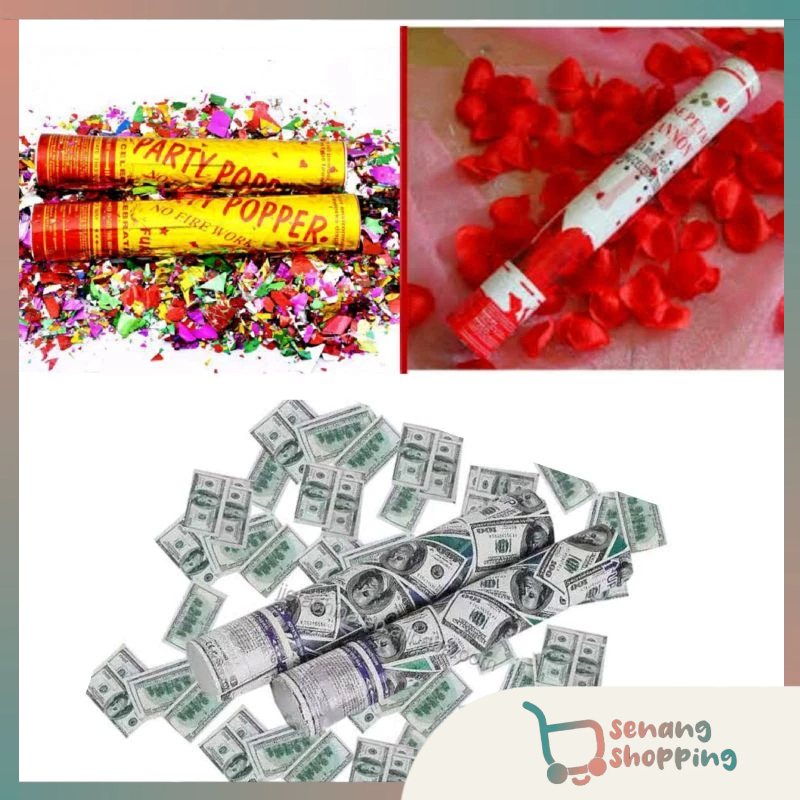 Jual KONFETI UKURAN 30CM / CONFETTY ROSE PETAL / KONFETI / PARTY POPPER ...