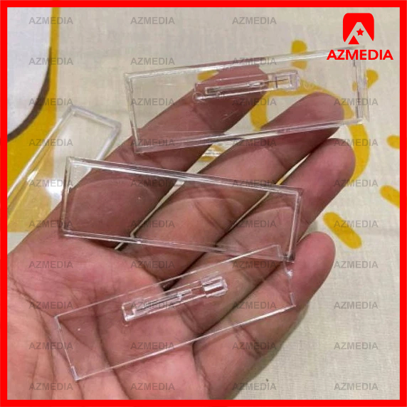 Jual Reusable Insert Paper Name Tag 7x2 cm | Shopee Indonesia