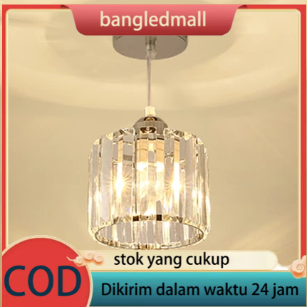 Jual Lampu Hias Gantung Kristal Minimalis Lampu Kristal Plafon Rumah Lampu Gantung Ruang Tamu ...