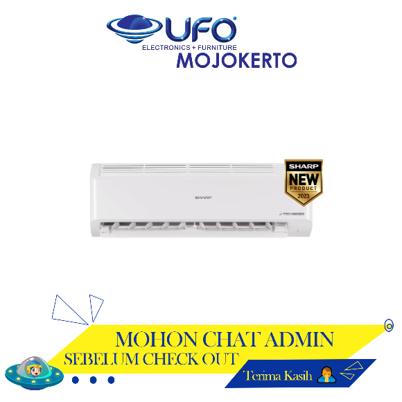 Jual AC SHARP Air Conditioner 1 PK Inverter AHX10BEY | Shopee Indonesia