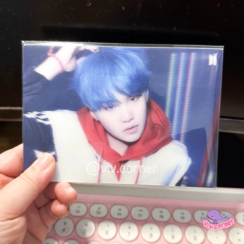 Jual BTS LY Her Official Lenti + PC Suga - 3D Lenticular Postcard ...