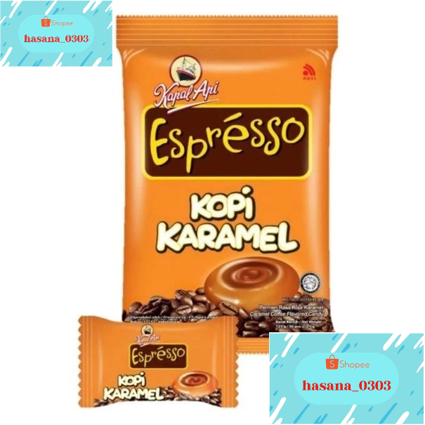 Jual Permen ESPRESSO Kopi Karamel 1 Bag (50 x 2.7 gr) | Shopee Indonesia