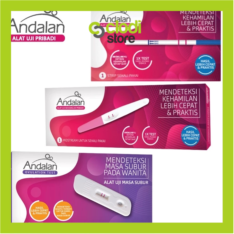 Jual Test Pack Andalan Alat Uji Kehamilan Pregnancy Kit Ovulation Test ...