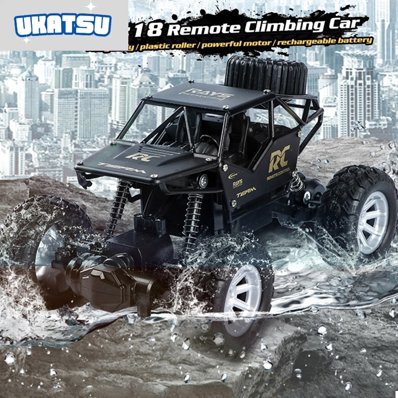 Jual Mainan Mobil Remote Control RC Offroad Rock Mainan Mobil Pendakian 2WD Bahan Paduan 1:18 ...