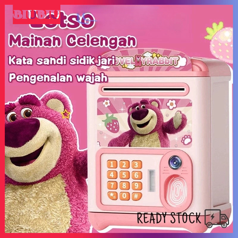 Jual 【READY】Sanrio Lotso Mainan ATM Celengan Tabungan Pengenalan Wajah ...