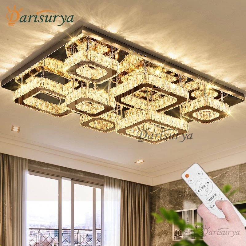 Jual Lampu Gantung Ruang Tamu Lampu Kristal Gantung Mewah Plafon Lampu ...