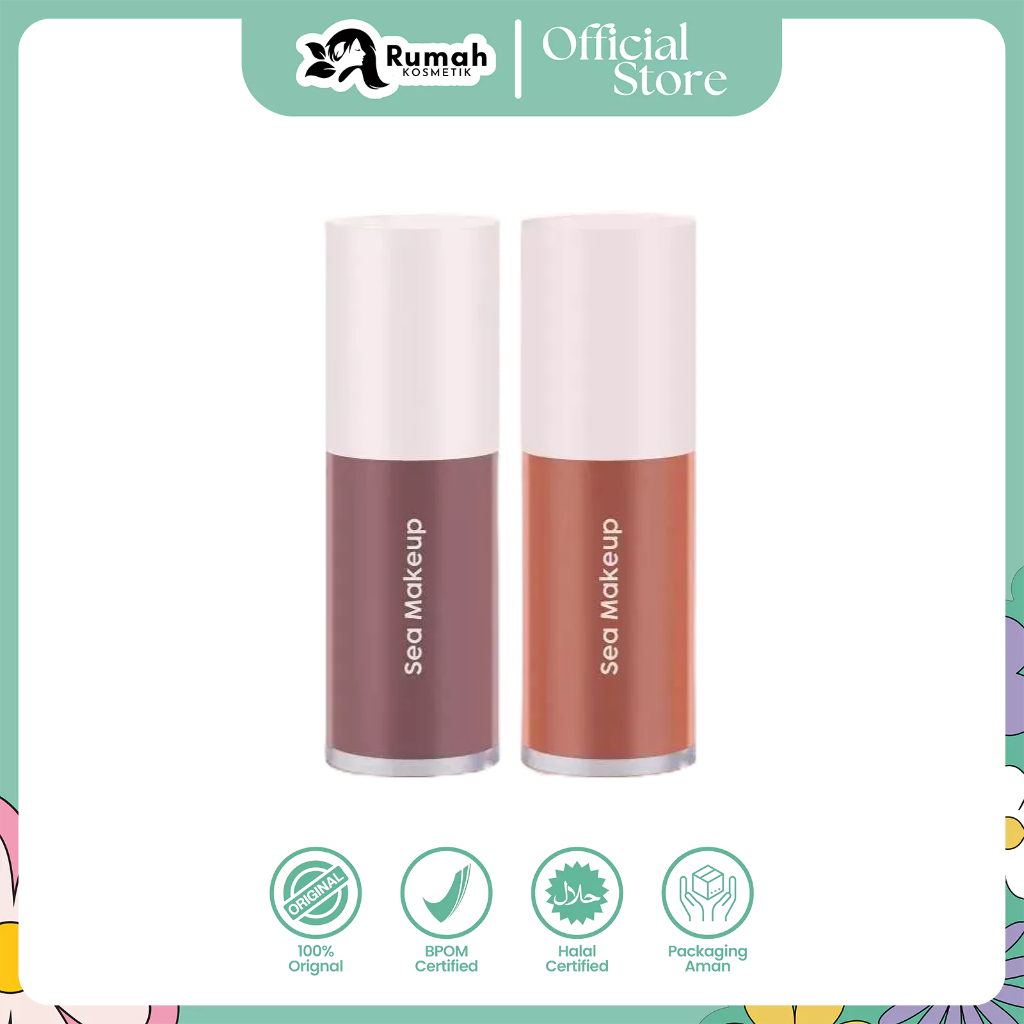 Jual Sea Makeup Vibrant Flushed Liquid Blush On Cair | Shopee Indonesia