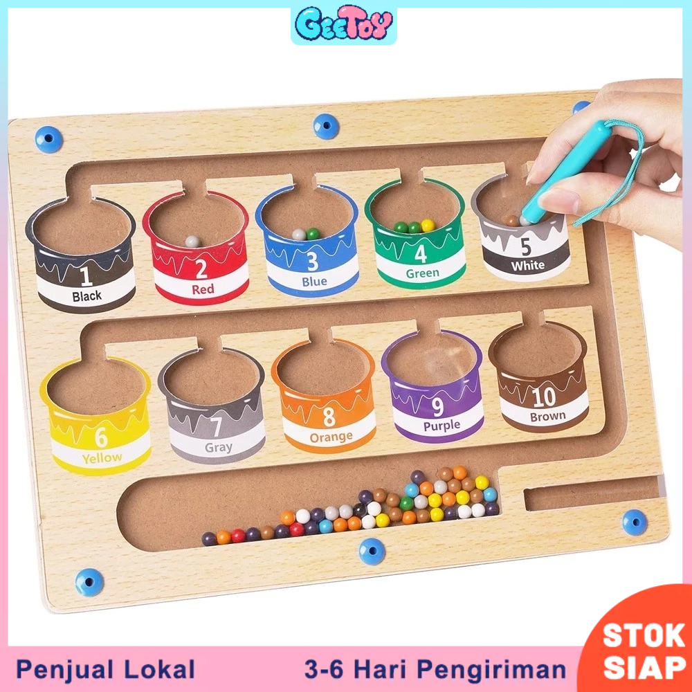 Jual Geetoy Mainan Edukasi Puzzle Permainan Penghitung Mundur, Warna ...