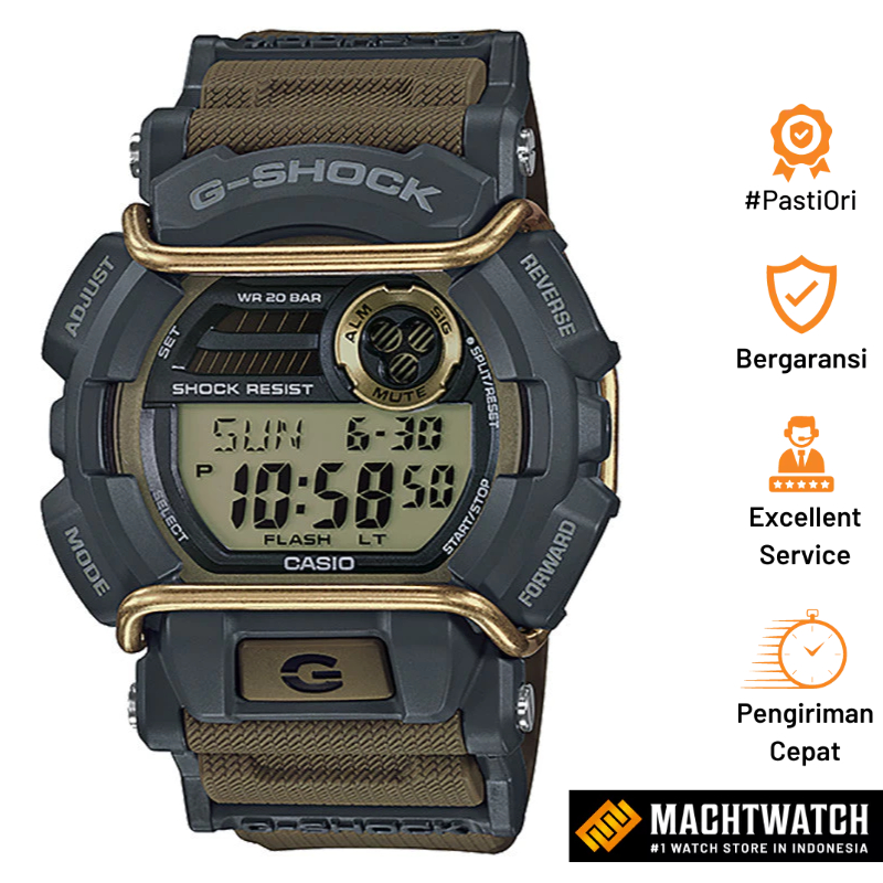 Jual Jam Tangan Pria Casio G-Shock GD-400-9DR Men Digital Dial Brown Resin Band | Shopee Indonesia