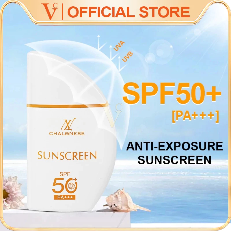 Jual CHALONESE Sunscreen SPF50 PA+++ BPOM Ceramide Serum Sunscreen ANTI ...
