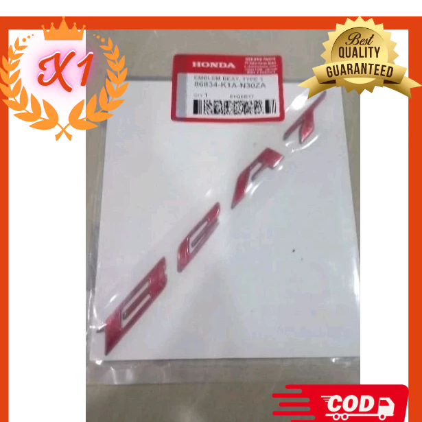 Jual emblem beat merah emblem timbul beat merah original | Shopee Indonesia