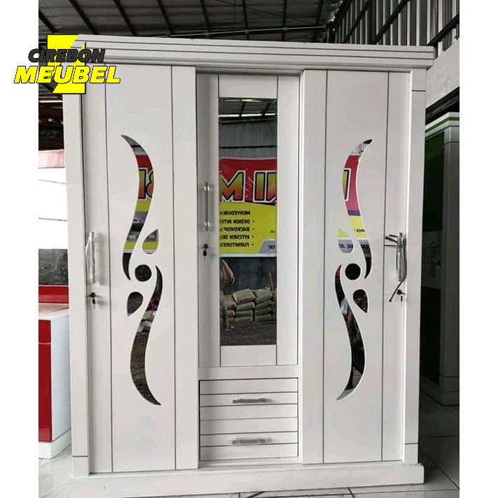 Jual Lemari 3 Pintu Sliding Multiplek Cat Duco Bisa Custom CIREBON ...