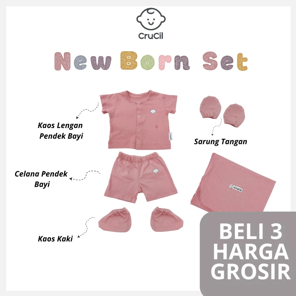 Jual CruCil Factory Bedong Bayi Set | Shopee Indonesia