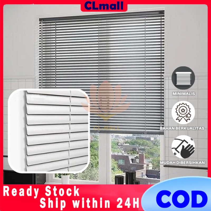 Jual [COD] 60X180 cm Aluminium Venetian Blinds DELUXE Slat / Slimline ...