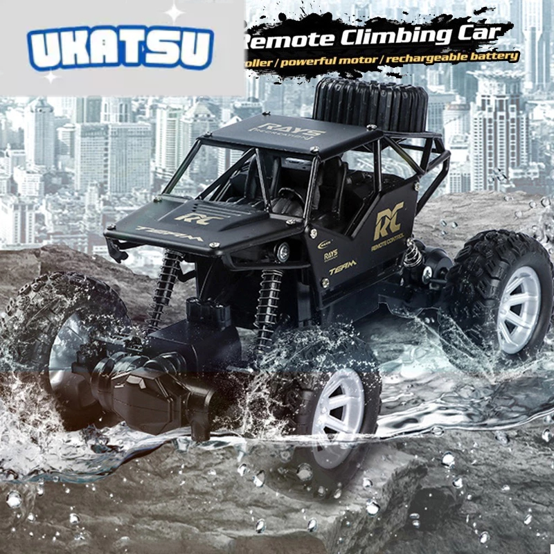 Jual Mainan Mobil Remote Control RC Offroad Rock Mainan Mobil Pendakian 2WD Bahan Paduan 1:18 ...