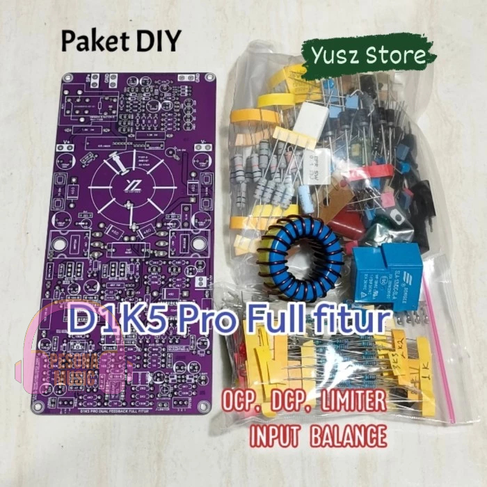 Jual Terlaris!! Paket Diy D1K5 Pro Class D Power Amplifier Pcb Dan ...