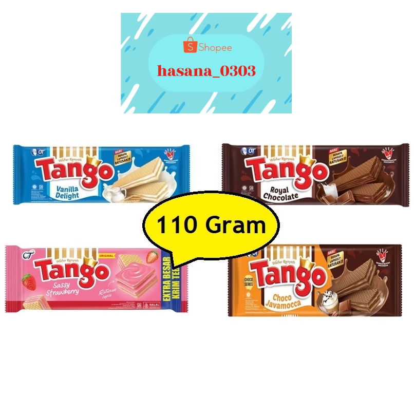 Jual Tango Wafer Long 110 Gram Rasa: Vanilla, Coklat, Strawberry, Choco ...