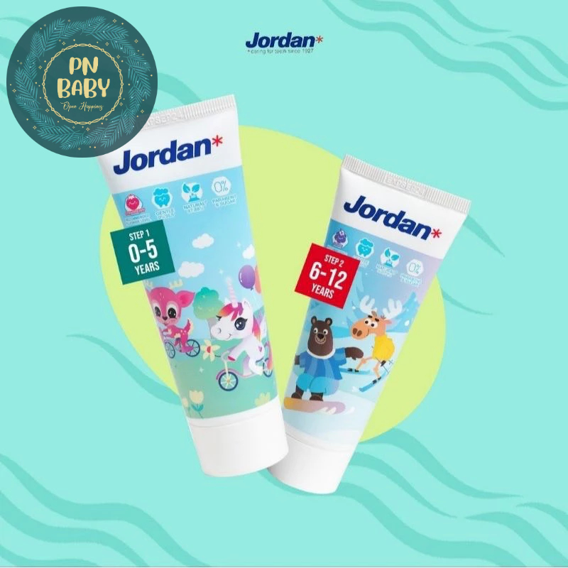 Jual Jordan Toothpaste Pasta Gigi Bayi dan Anak Step 1 (0-5 years) Step ...