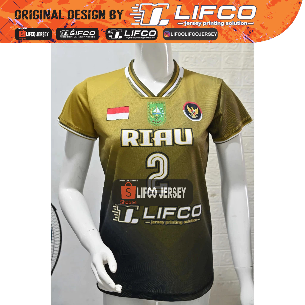 Jual JERSEY LIFCO ORIGINAL BULAN KEMERDEKAAN NUSANTARA SERIES CEWEK ...