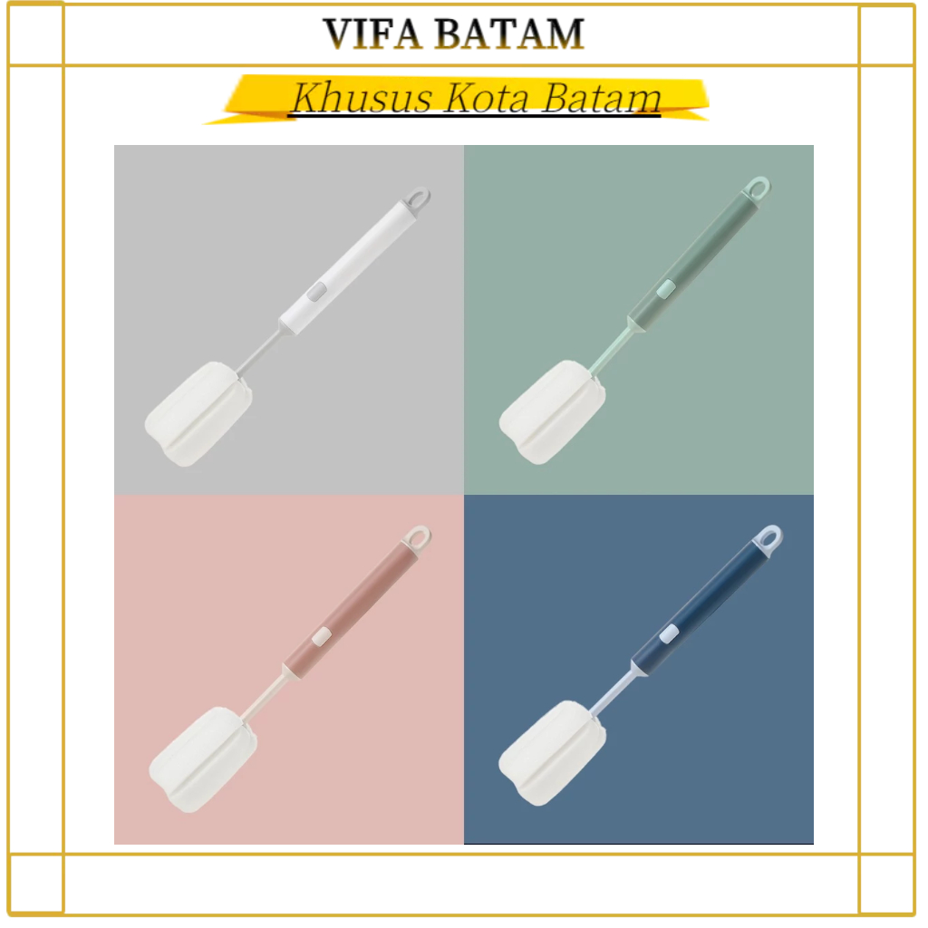 Jual Vifa_Batam Sikat botol model busa tebal / Sponge Cuci Gelas ...