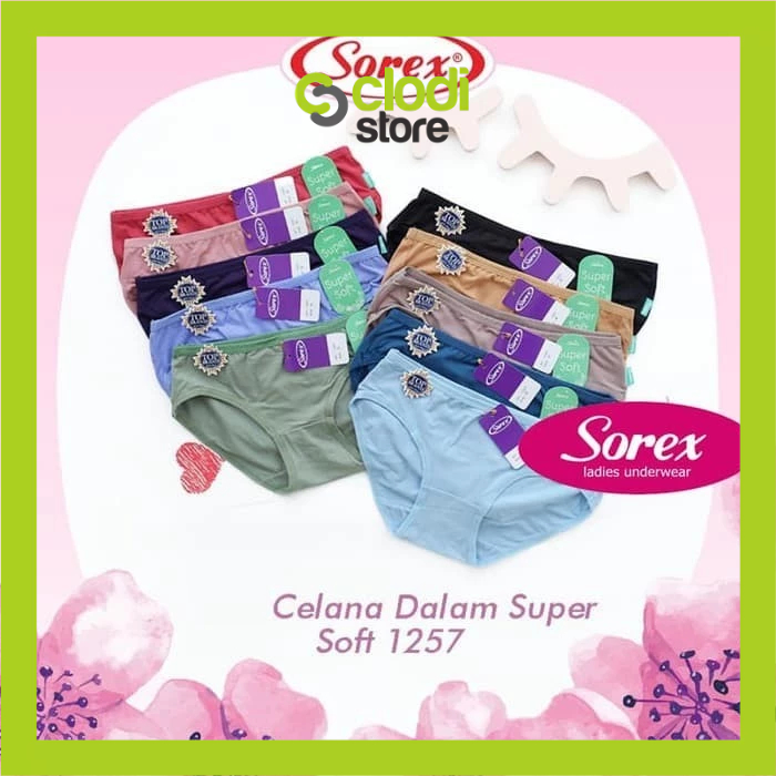 Jual Sorex CD Wanita 1257 Super Soft Lembut Nyaman Dipakai celana dalam ...