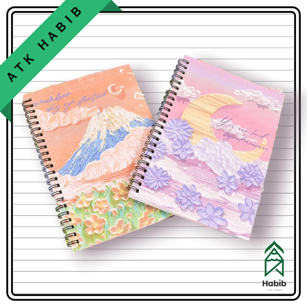 Jual Notebook Lucu Esthetic Buku Diary 60 Lembar A5 | Shopee Indonesia