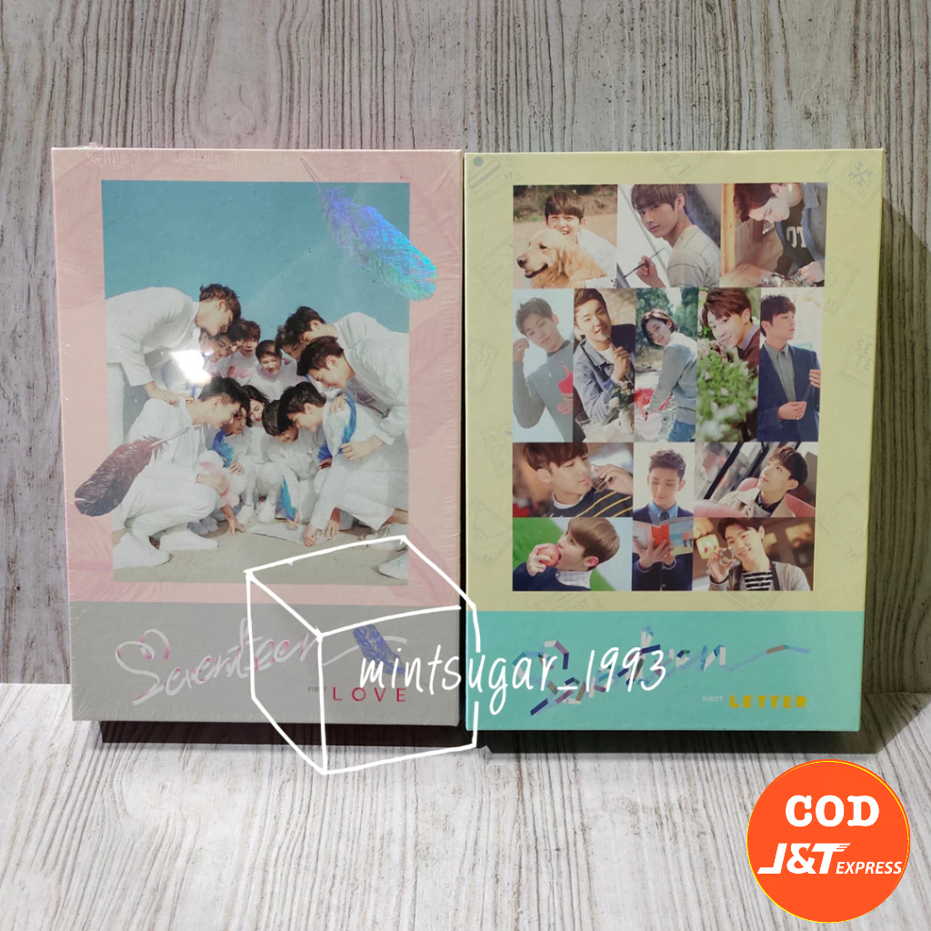 Jual [ READY STOCK SEALED ] SEVENTEEN - 1st Album [ FIRST LOVE & LETTER ...