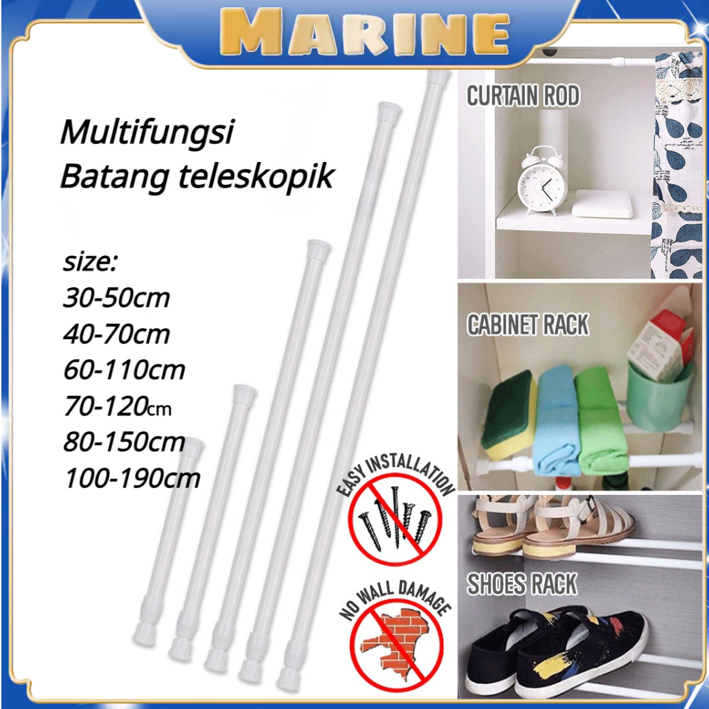 Jual Tiang Gorden Fleksibel/Tiang/Tiang Flexibel 30cm - 250cm/Tiang ...