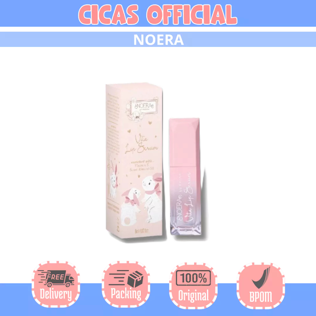 Jual cicasofficial - NOERA Vita Lip Serum 5ml (Ready Stock) | Shopee ...