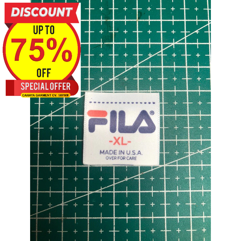 Jual FILA WASH TAG SUPER PREMIUM CO 1X DIKIRIM 600 PCS | Shopee Indonesia