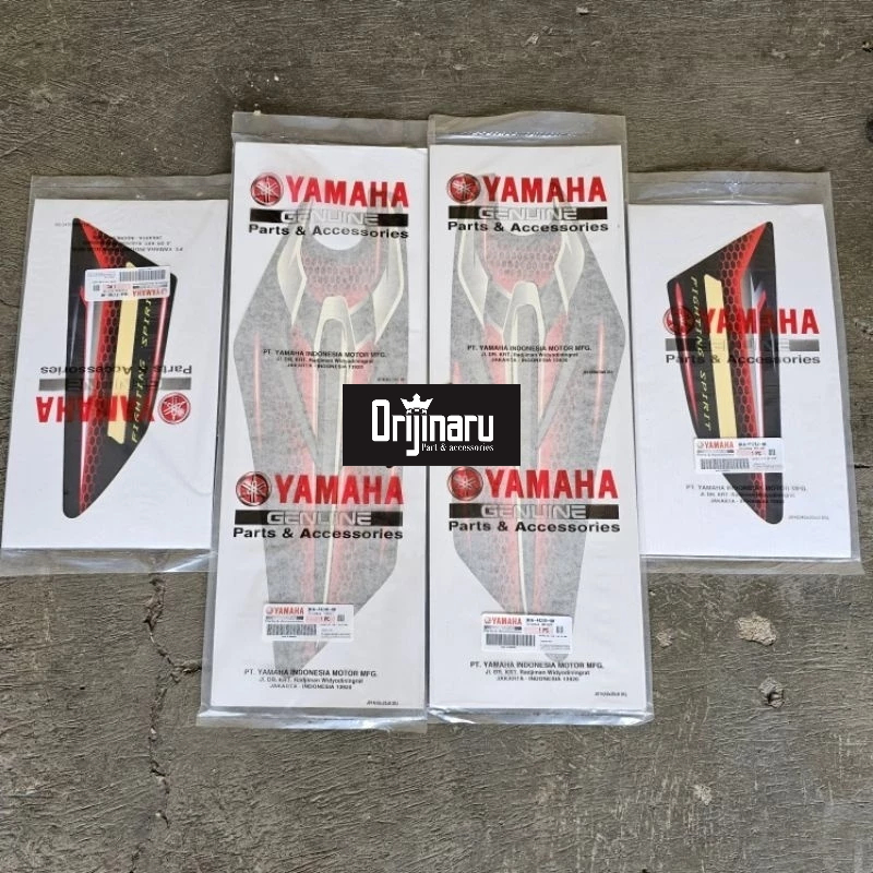 Jual STICKER STRIPING TANGKI BOX AKI SET RX KING RXKING 2007 HITAM ORI ...