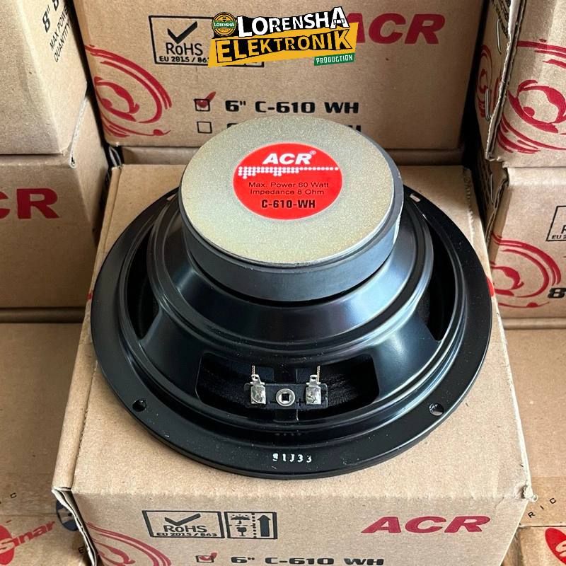 Jual Speaker Woofer 6 inch ACR C 610 WH | Shopee Indonesia