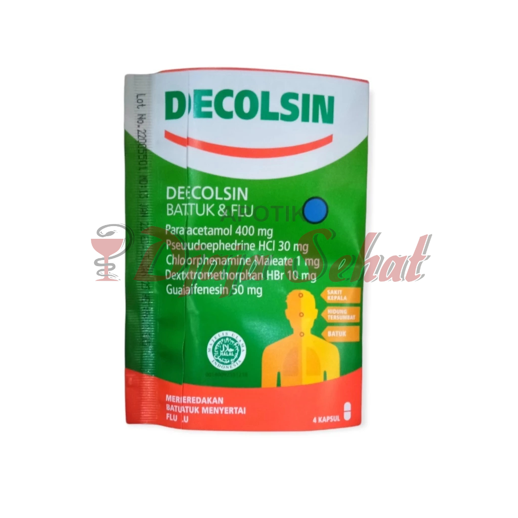 Jual DECOLSIN ISI 4 KAPSUL | Shopee Indonesia