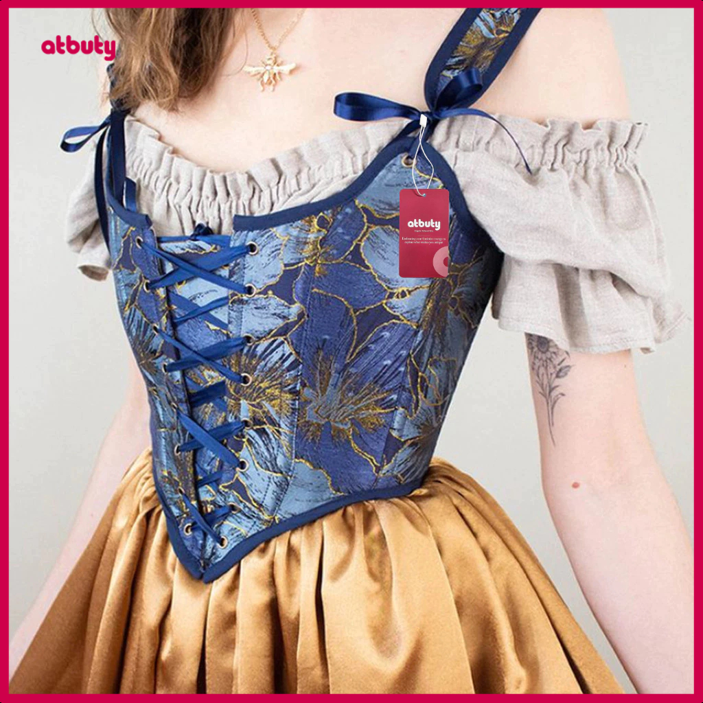Jual 【atbuty】Seashell Corset Top Minyak Tinta Merah Muda Manis Tinta ...