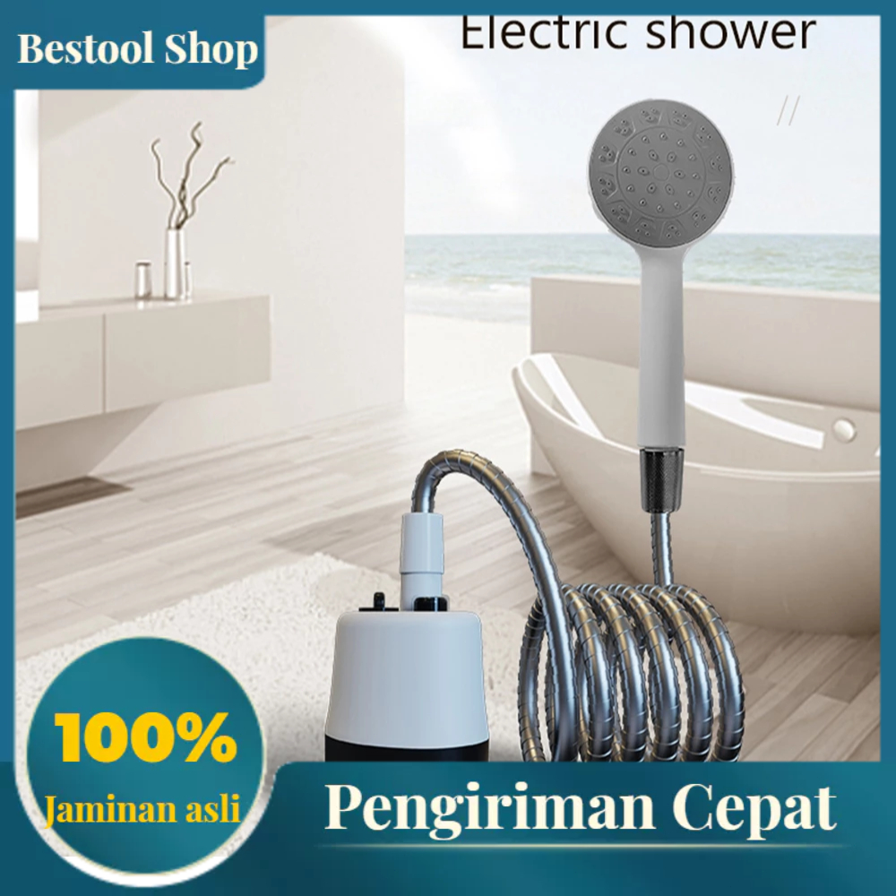 Jual Portable Shower Camping Outdoor Shower Handheld Electric Shower ...
