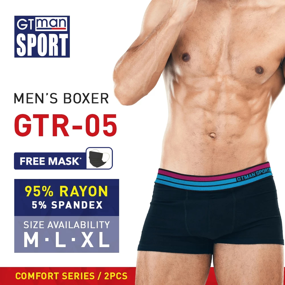 Jual GT Sport Celana Dalam Pria GT MAN GTR-05 Isi 2 Pcs - Boxer Briefs ...